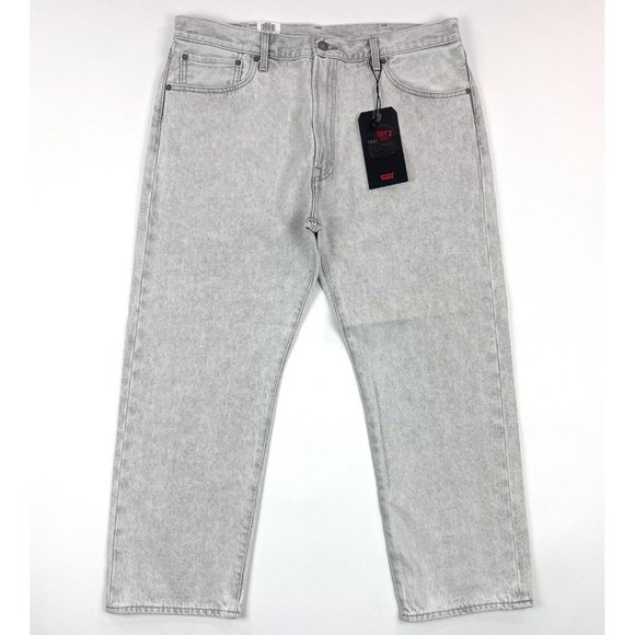 Levi's | Jeans | Levis 55z 551 Z Cropped Loose Straight Mens 32 Gray ...